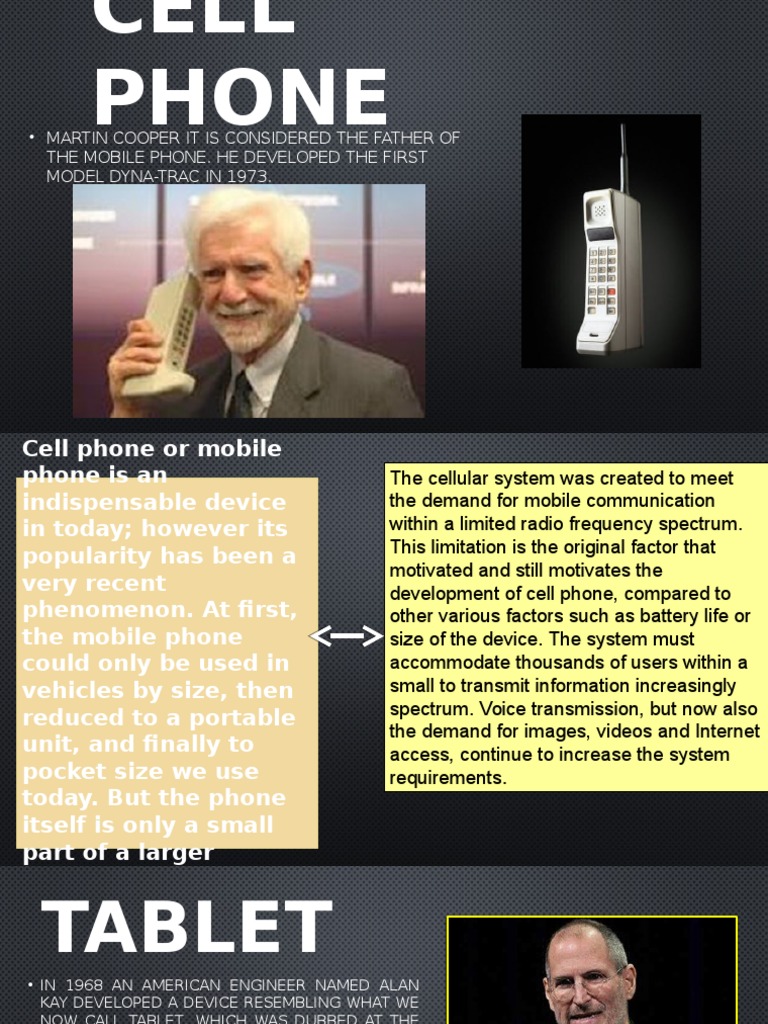 Martin Cooper Father of Cell Phones | PDF | Television | Telephone