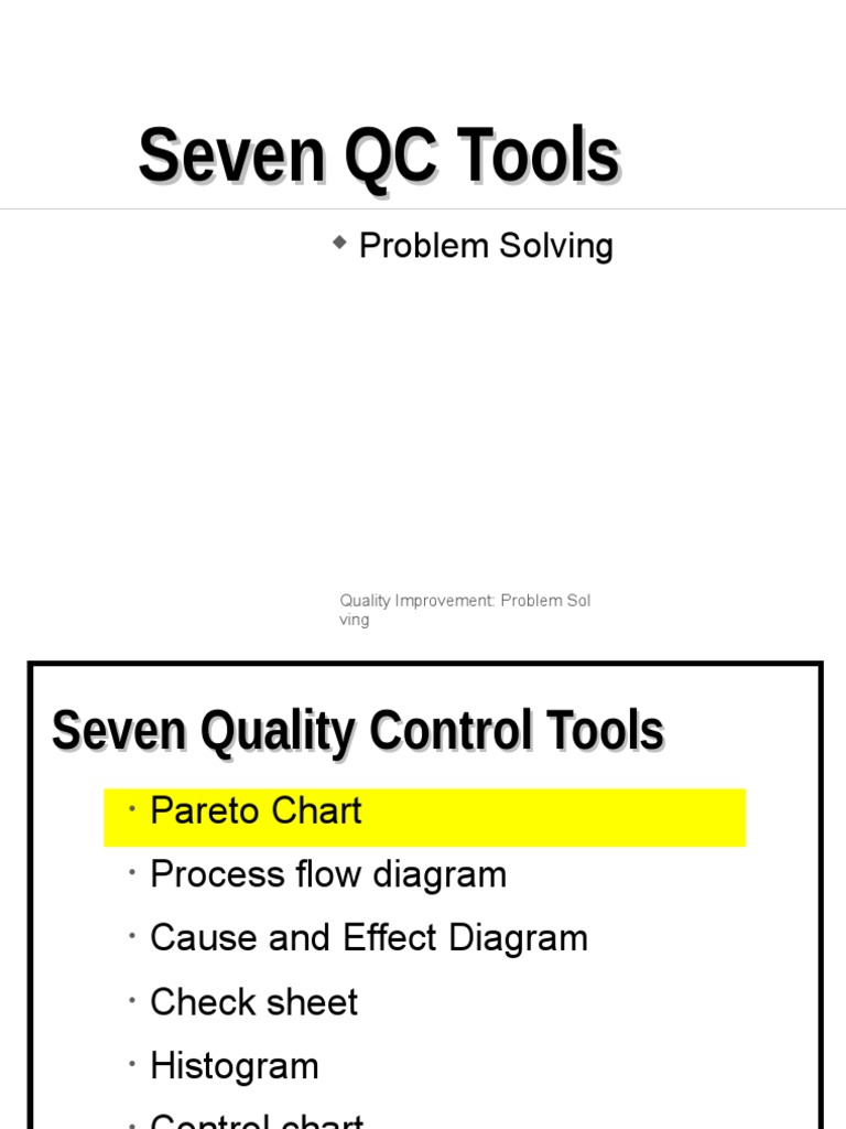 7 QC Tools | PDF | Correlation And Dependence | Histogram