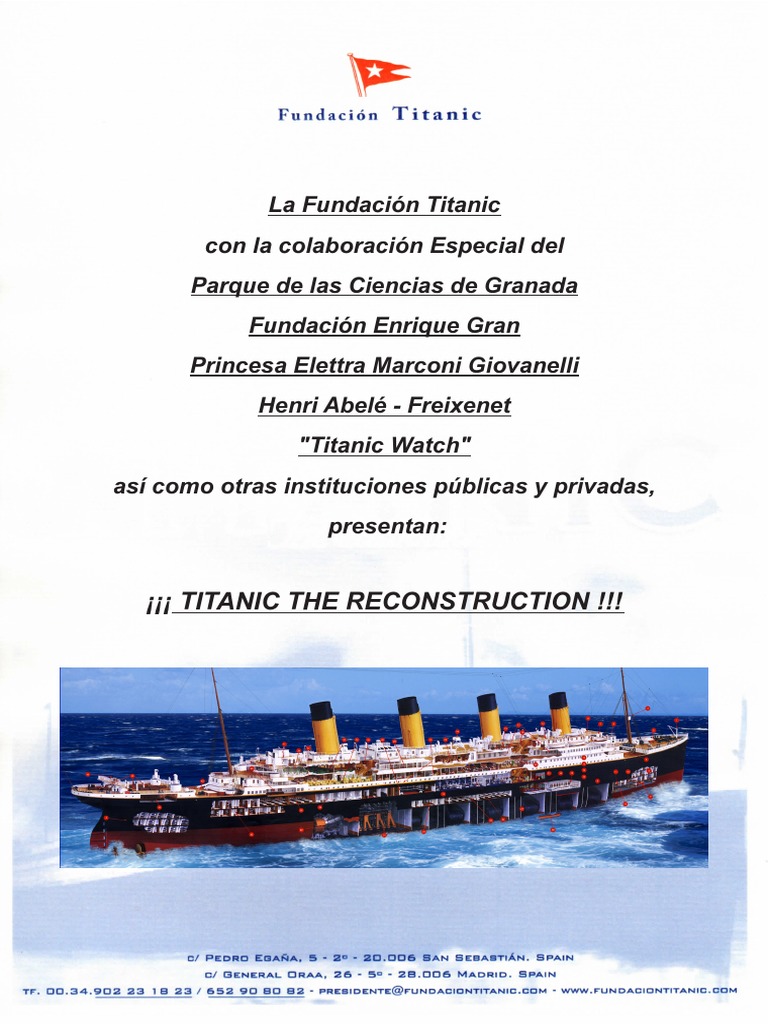 Texto encriptado sin sentido | PDF | Rms Titanic | Barcos