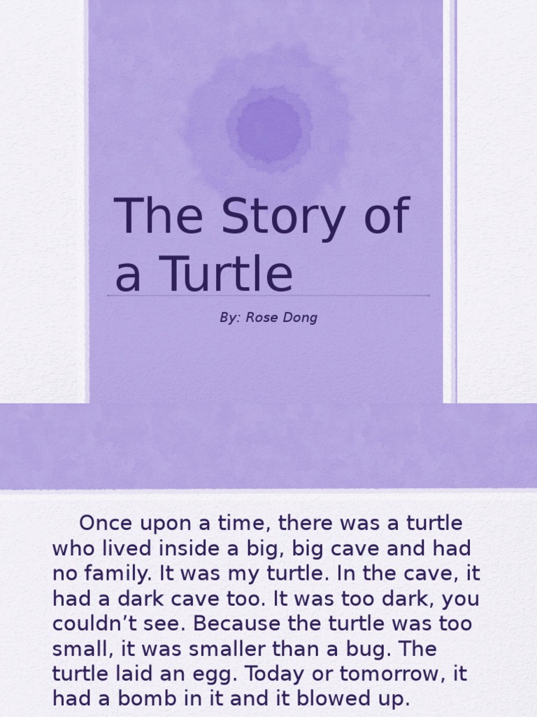 A Poem About A Turtle | PDF