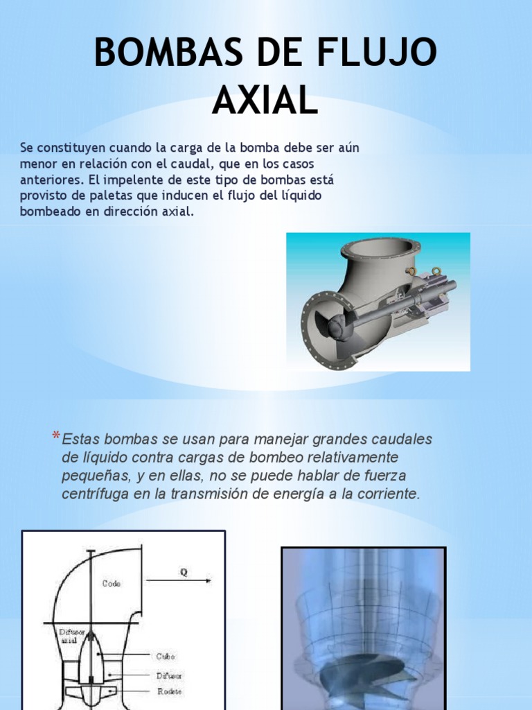 Bombas de Flujo Axial | PDF
