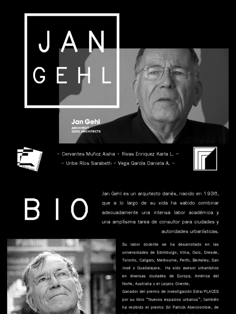 Jan Gehl: Urbanismo Humano y Espacios | PDF | Peatonal