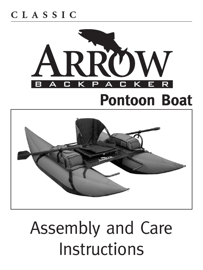 Pontoon Boat: Assembly and Care Instructions | PDF