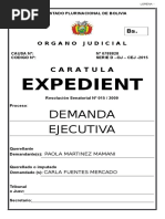 Caratula de Expediente Judicial | PDF