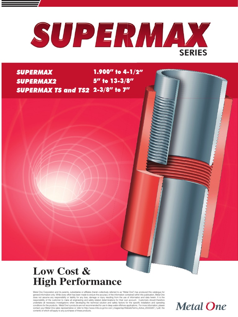 Supermax Series | PDF | Oil Well | Mechanical Engineering