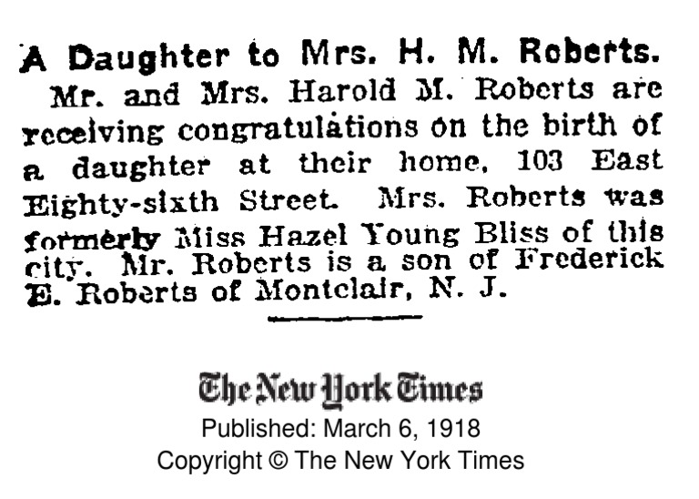 H.M.roberts MontClair NYT | PDF