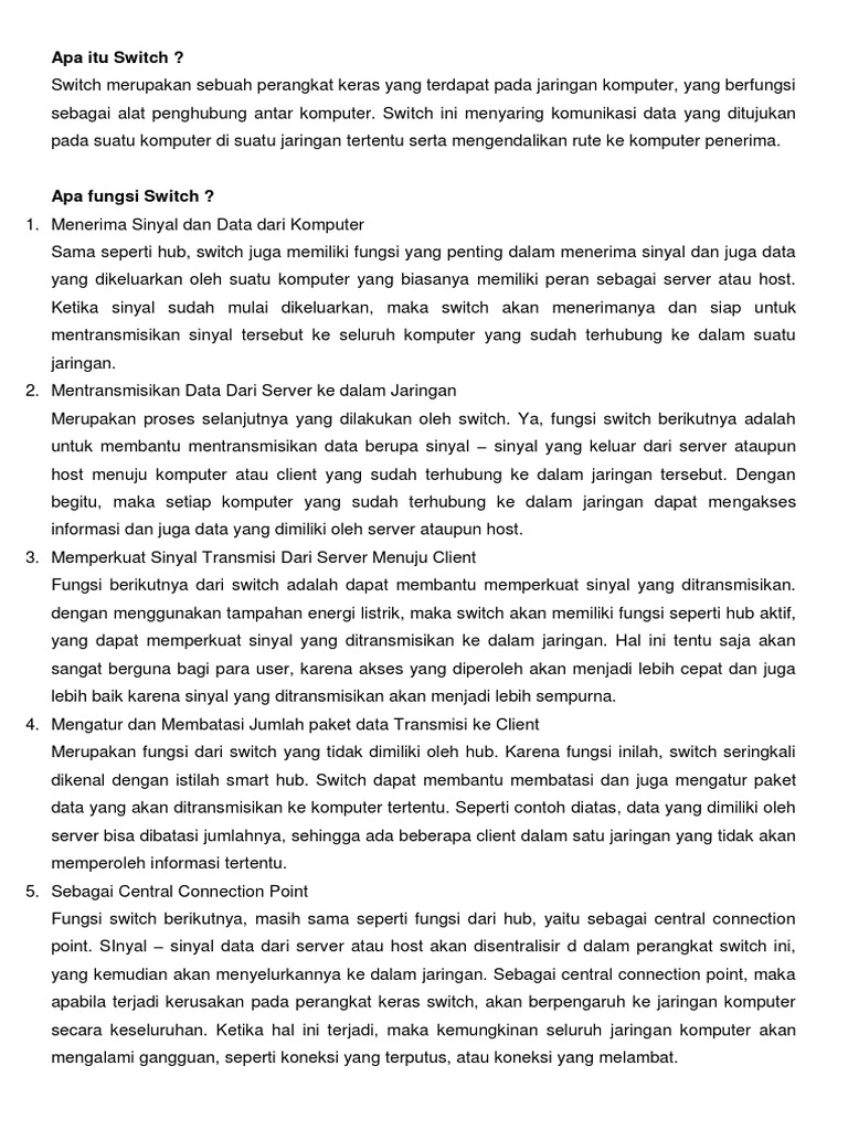 Switch Dan Billing Explorer Pdf