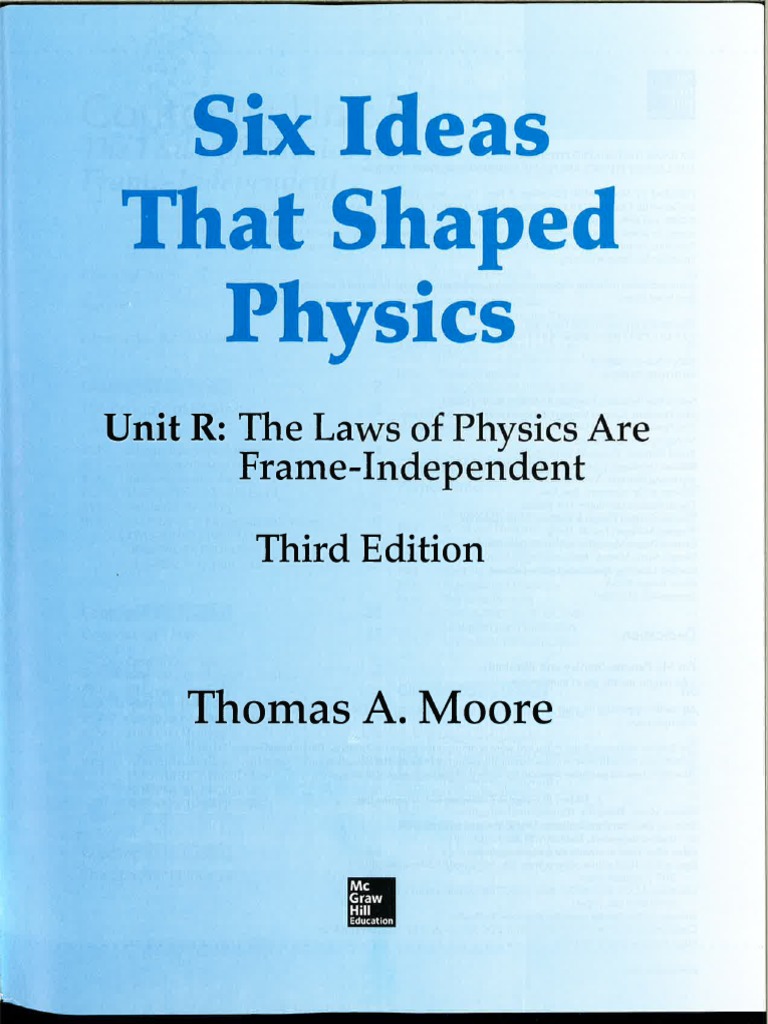 Moore UnitR Chapters 1 and 2 | PDF | Special Relativity | Luminiferous ... Moore UnitR Chapters 1 and 2 | PDF | Special Relativity | Luminiferous ...