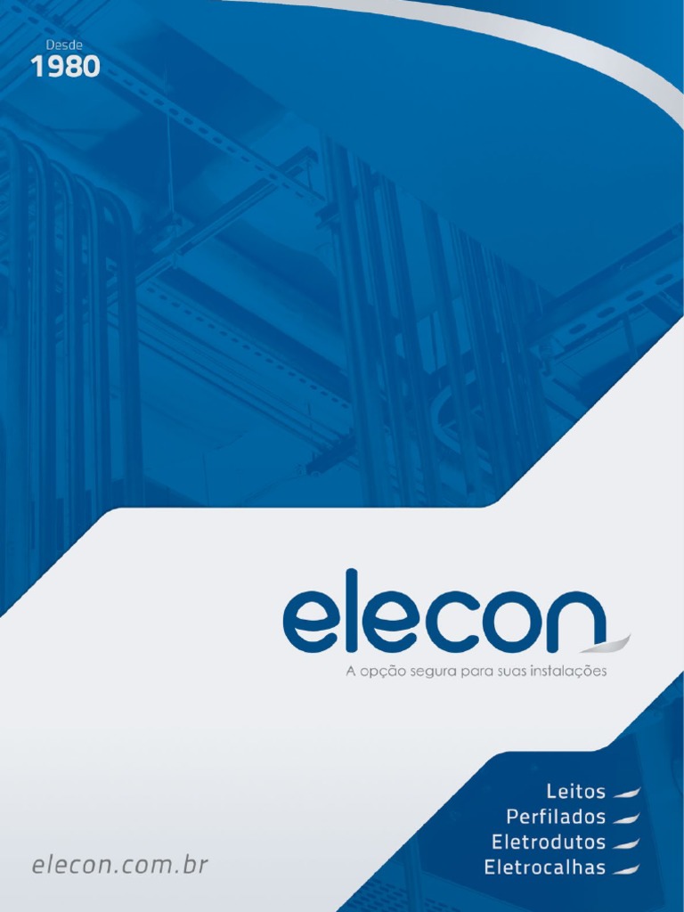 Eletrocalhas e Eletrodutos Elecon | PDF | Metais | Elementos químicos