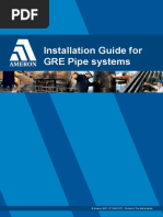 RTR Pipe Line Install & Repair Procedure | PDF | Adhesive | Pipe (Fluid ...