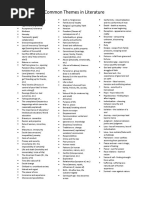 Common Themes in 5th Grade Literature | PDF | Love | Symbols