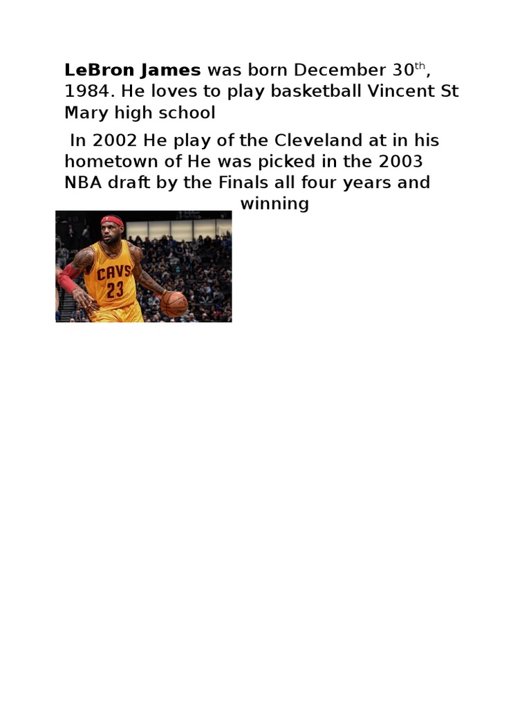 Lebron James | PDF