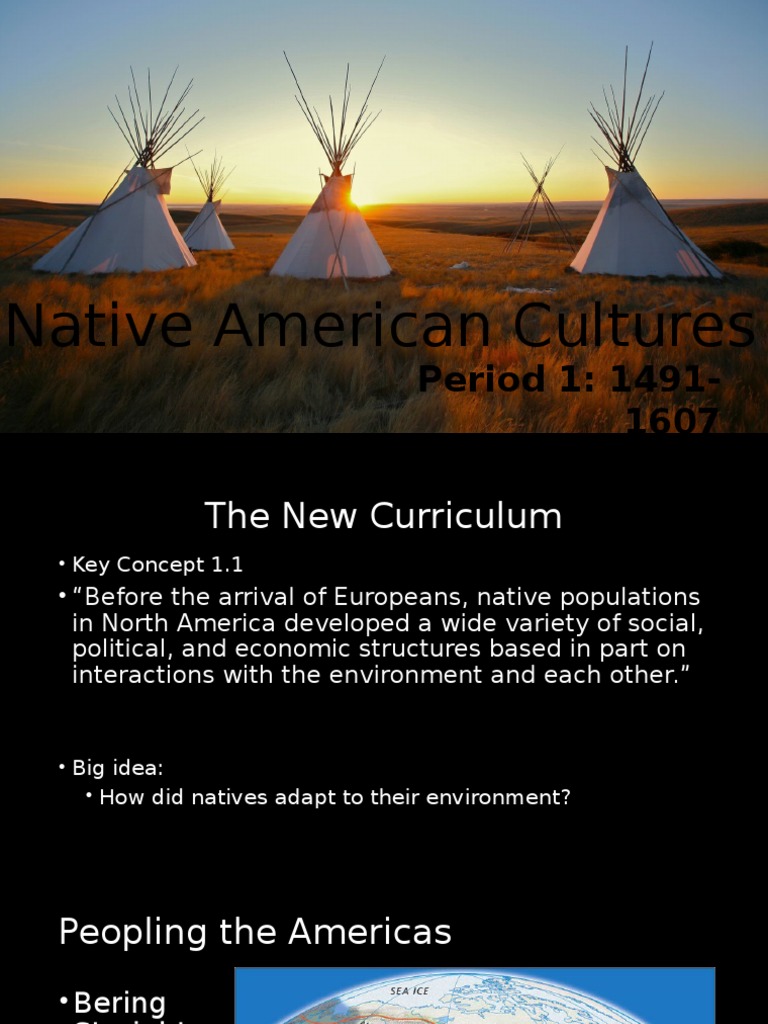Native American Cultures Pre-1607 | PDF | Native Americans In The ...