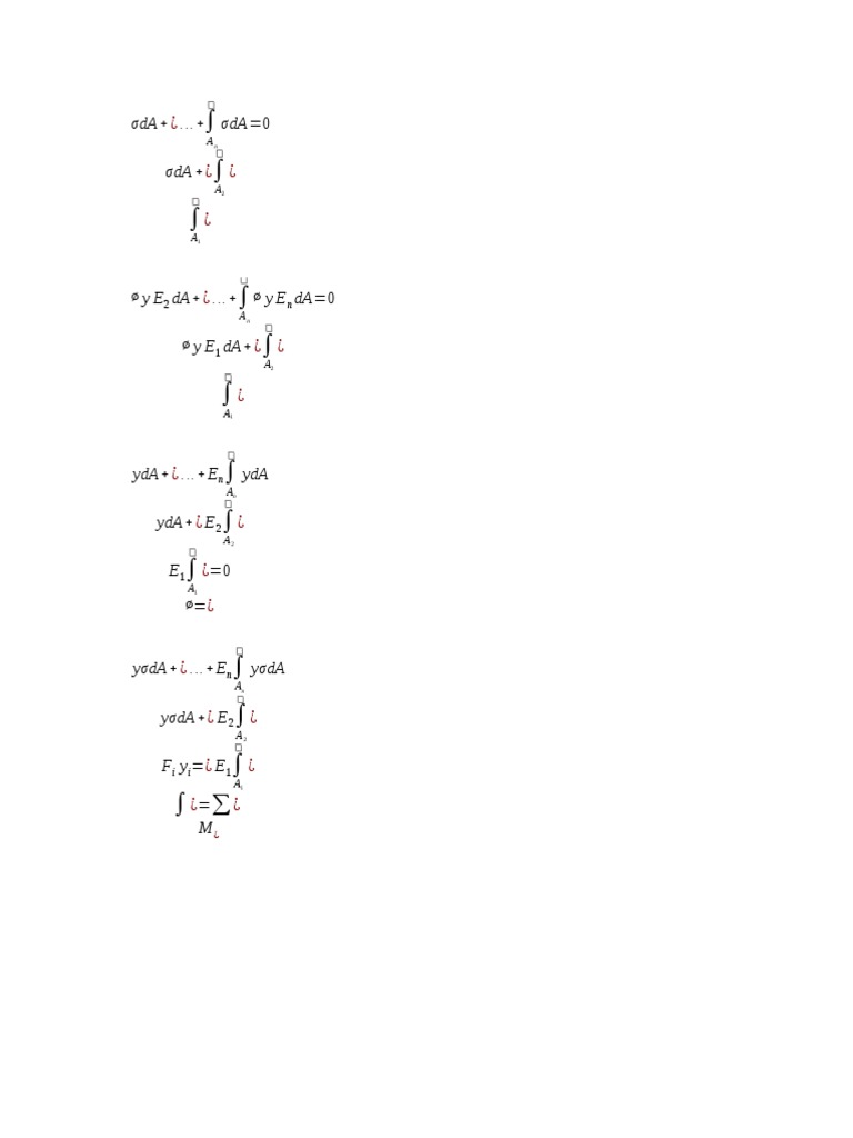 Stress and Strain Calculations for Beam Deflection | PDF