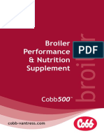 Cobb 500 Broiler Performance Guide | PDF | Poultry | Vitamin