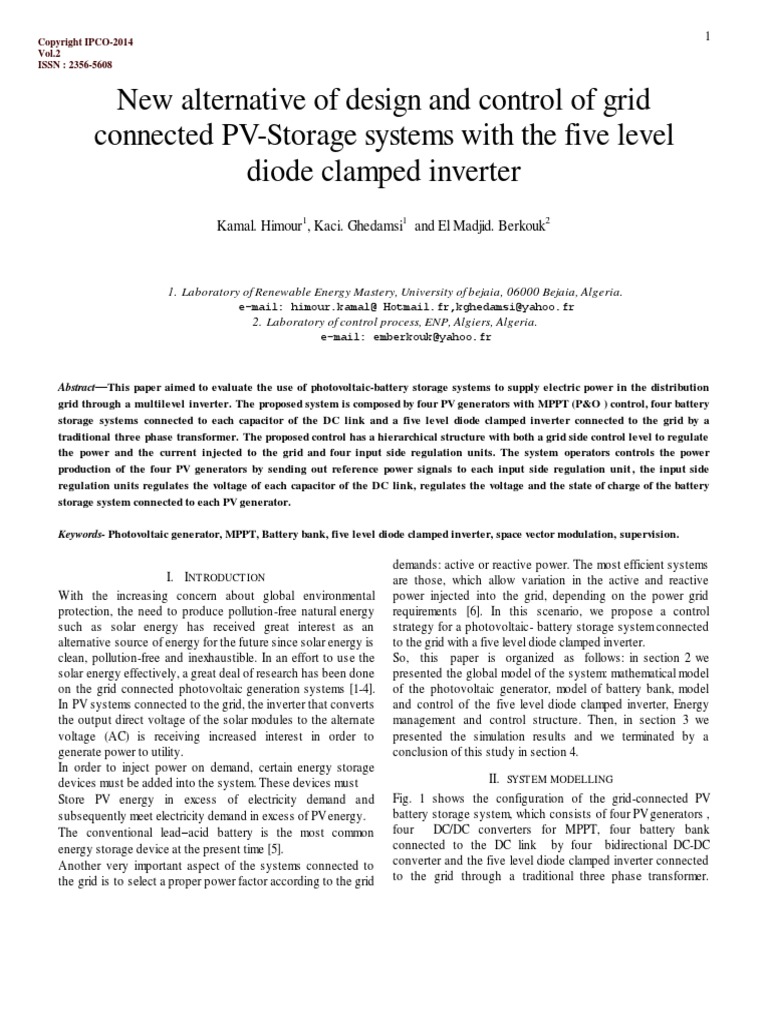 Ijset PDF | PDF | Photovoltaics | Power Inverter