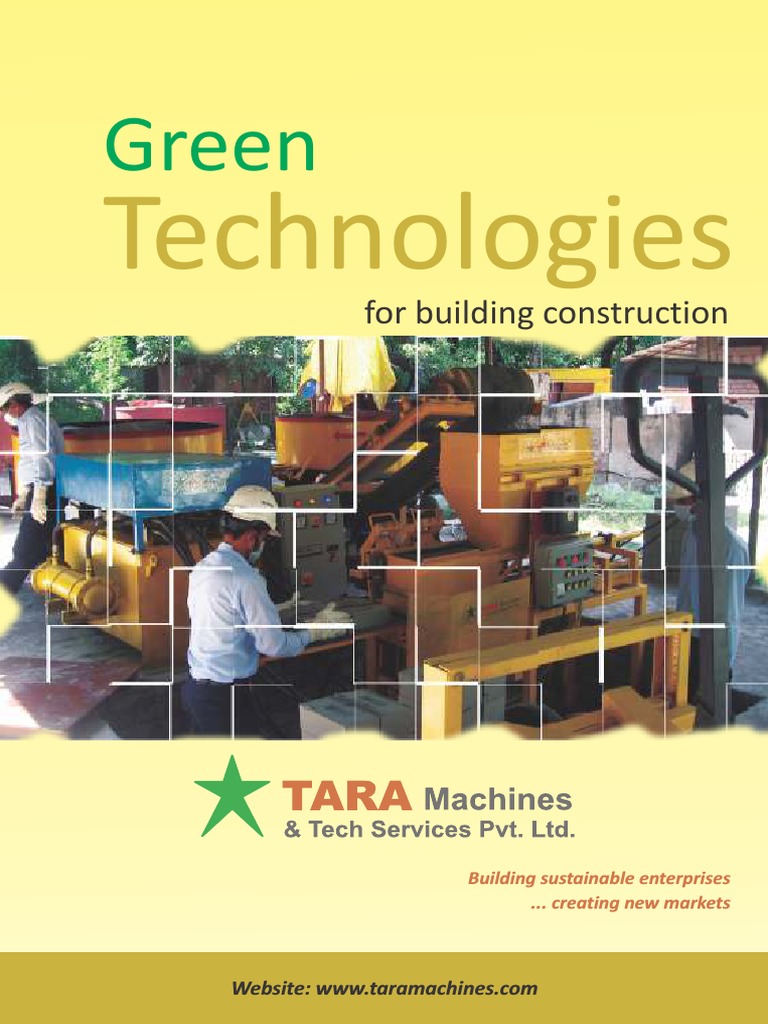 TARA Machines Catalogue | PDF | Brick | Concrete