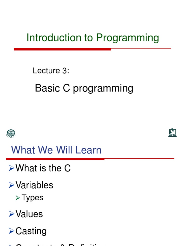 Lecture 3 Pdf Pdf C Programming Language Integer Computer Science