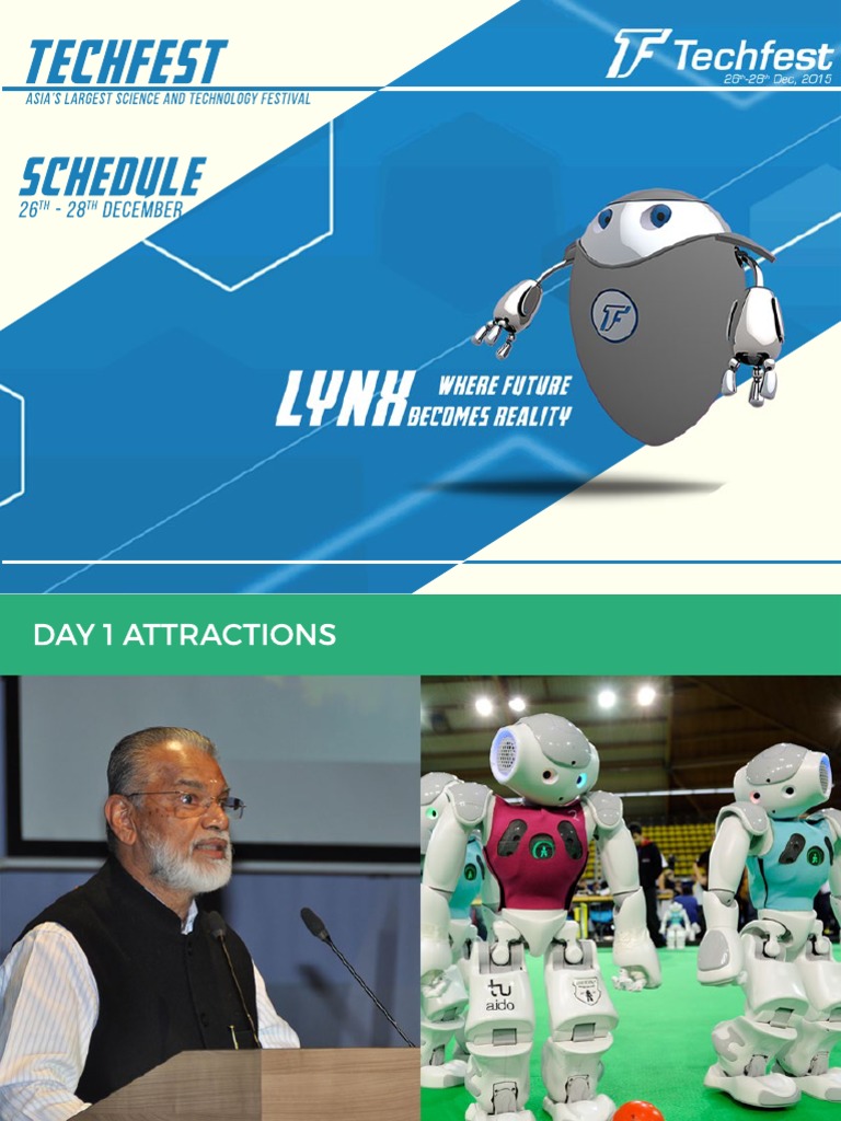 Schedule Techfest Iit Bombay | PDF | Leisure | Computing And ...