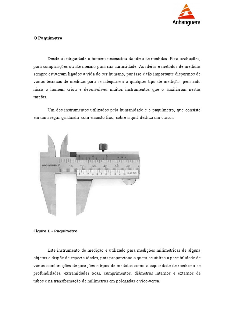 Prática de Metrologia | PDF | Medição | Metrologia