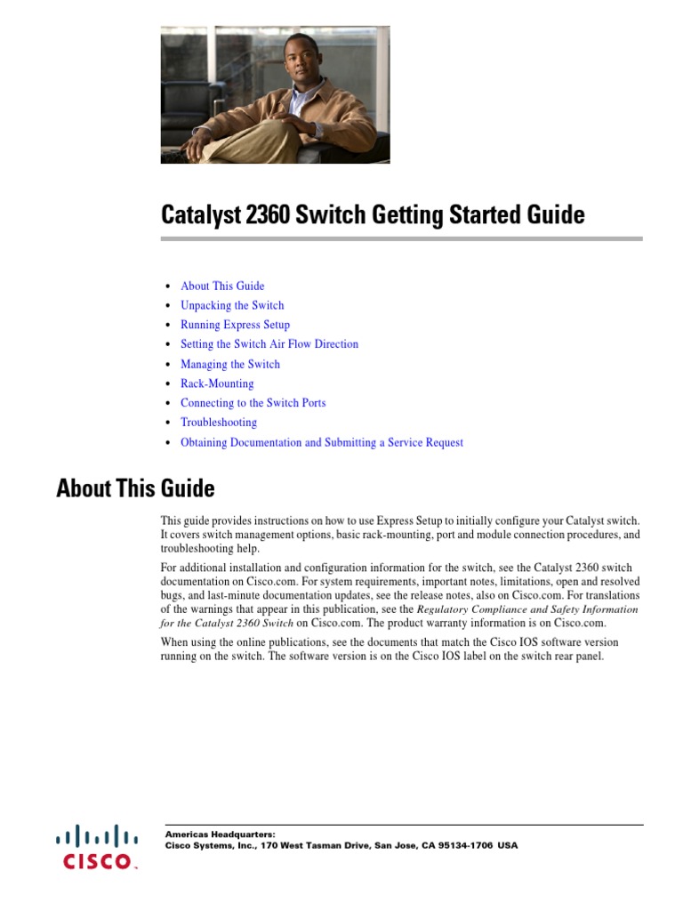 Catalyst 2360 Switch Getting Started Guide | PDF | Command Line ...