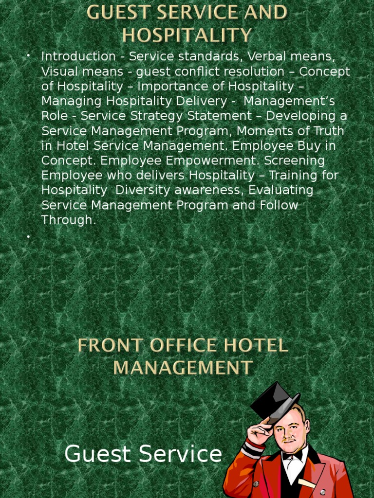 Guest Services | PDF | Body Language | Incentive