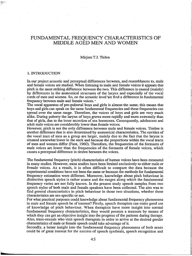 Electro Larynx | PDF | Loudspeaker | Standard Deviation