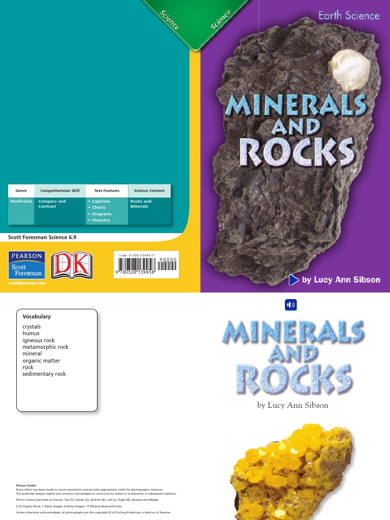 2005 Minerals and Rocks (10 Pages) | PDF | Rock (Geology) | Sedimentary ...