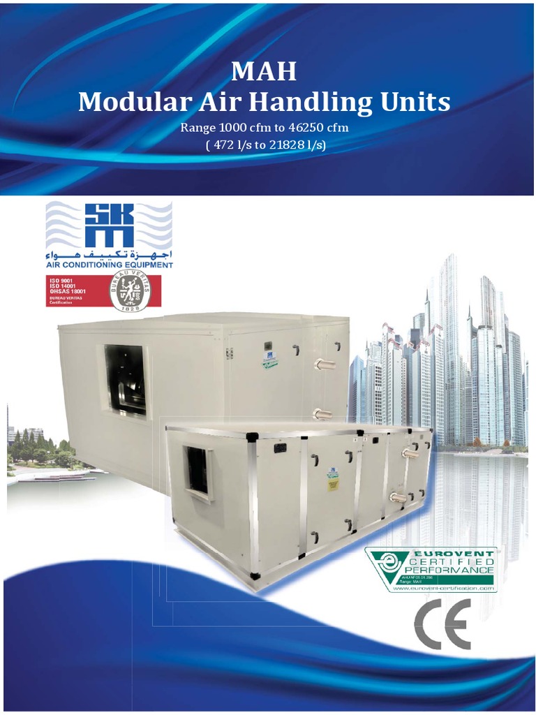SKM MAH Modular Air Handling Units | PDF | Building Engineering ...