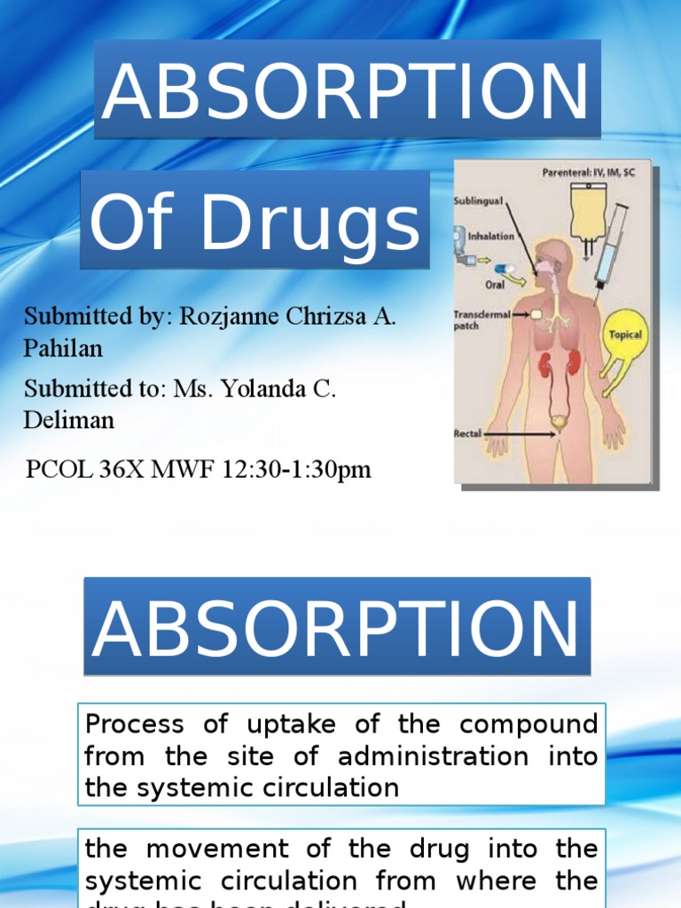 Absorption Ppt | Cell Membrane | Cell Biology