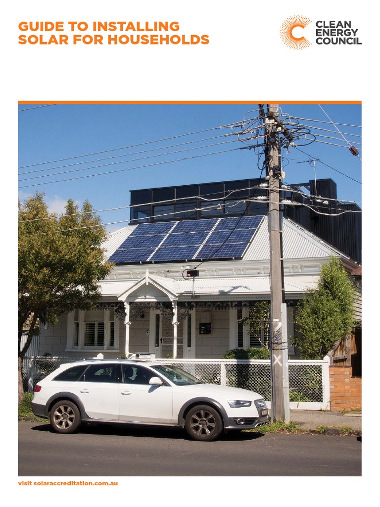Guide to installing solar panels for your home in under 40 steps | PDF ...