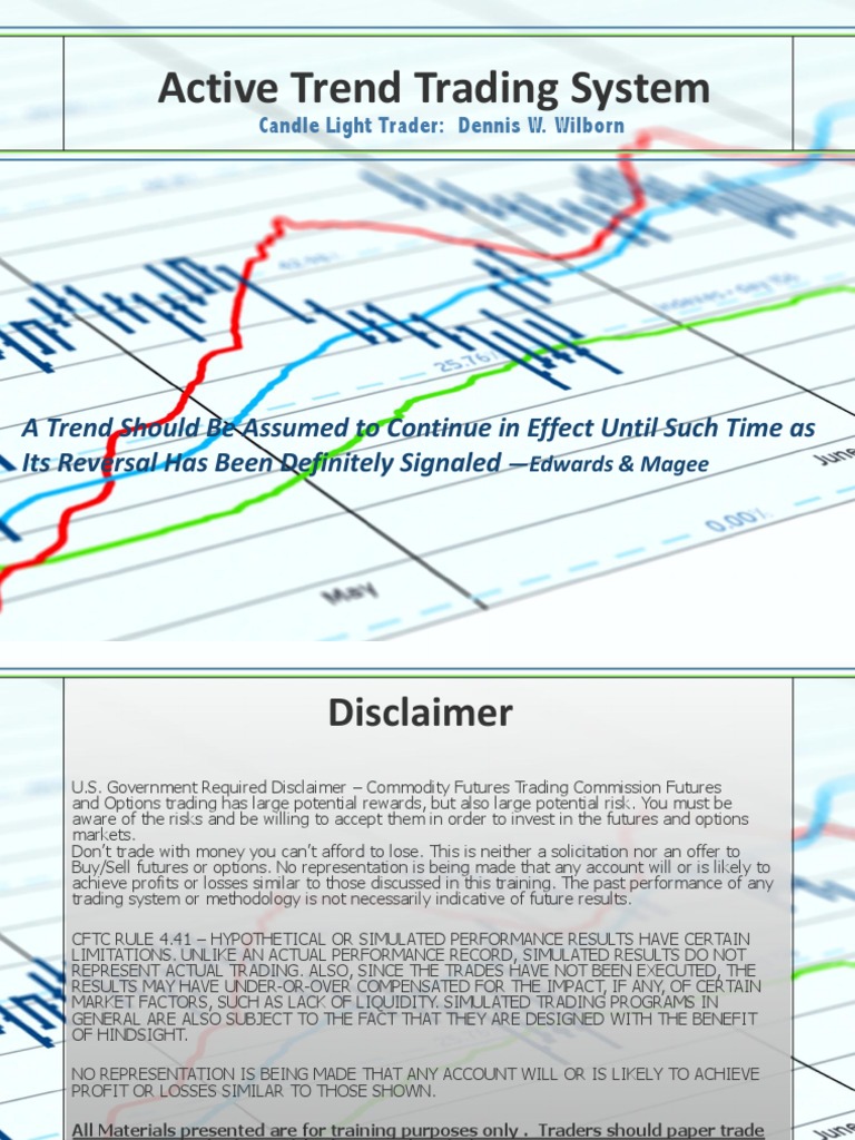 Active Trend Trading Strategy 2-1-14a | PDF | Market Trend | Moving Average