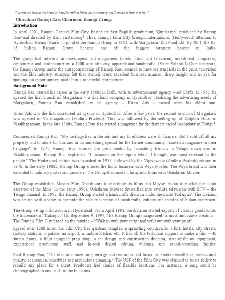 Case Study | PDF | Mass Media | Newspaper And Magazine