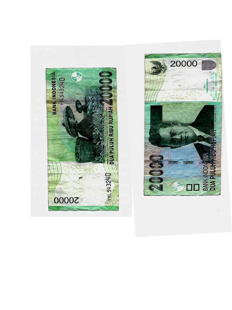 CONTOH UANG Hasil Print | PDF