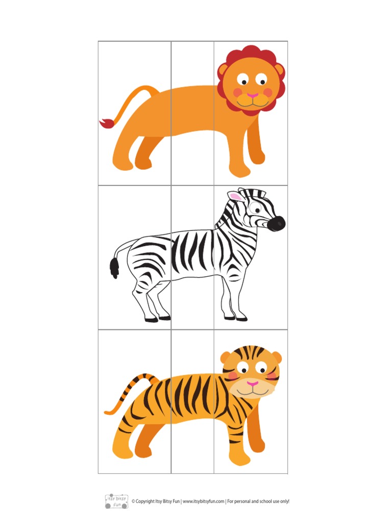 Animal Puzzles 1014 PDF | PDF