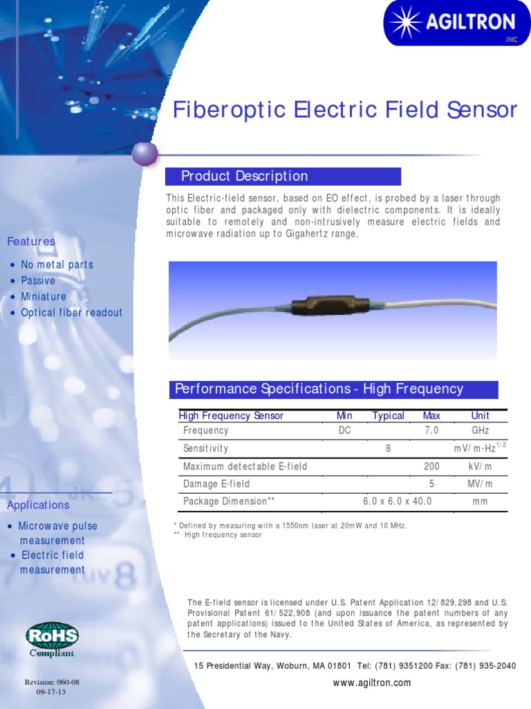 E - Field Sensor | PDF