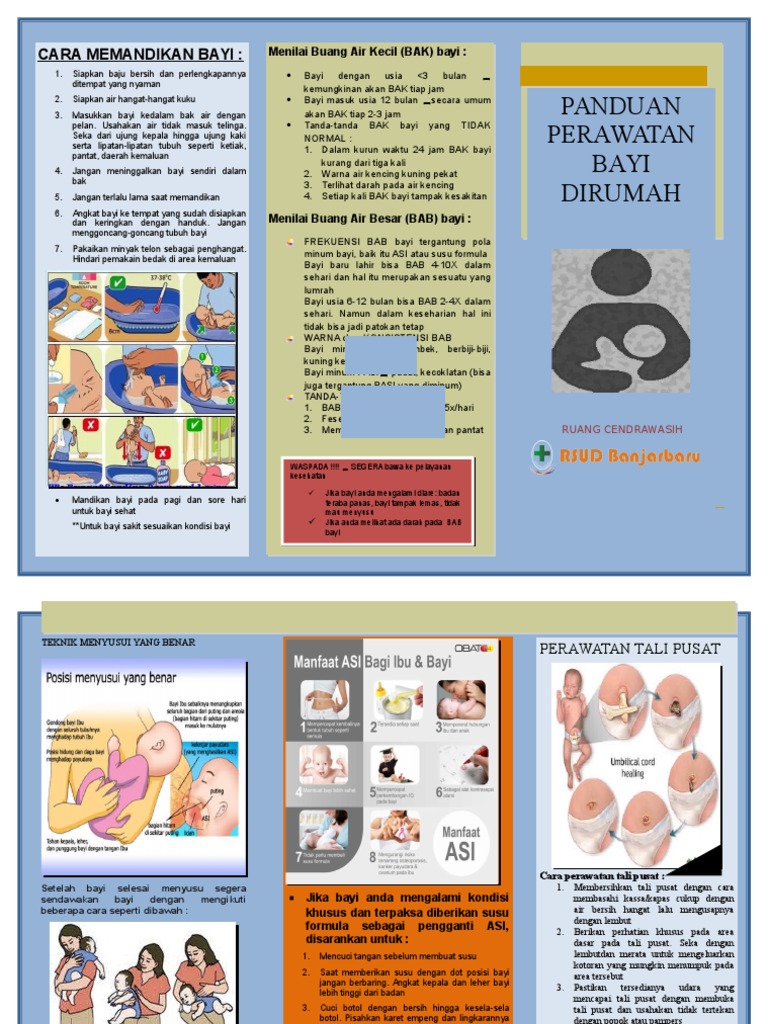 Leaflet Perawatan Bayi | PDF