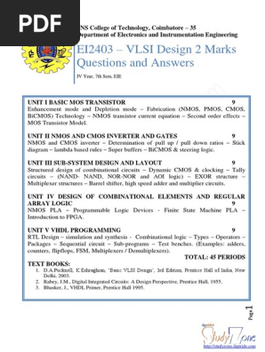 VLSI Design PPT PDF Field Effect Transistor Mosfet, 49% OFF