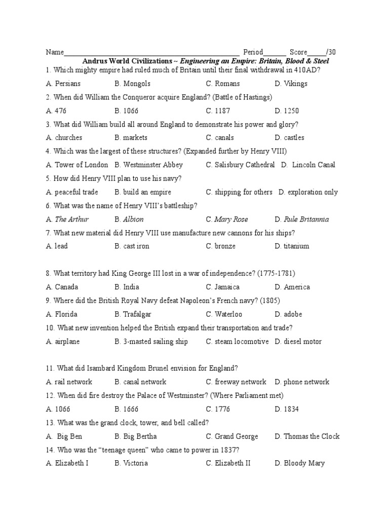 Britain Engineering An Empire | PDF | United Kingdom | British Empire
