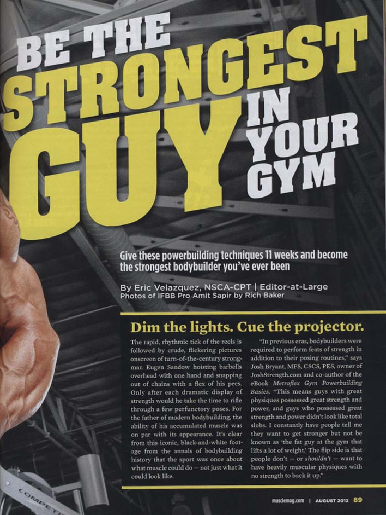 Muscle Mag Aug2012 PDF | PDF