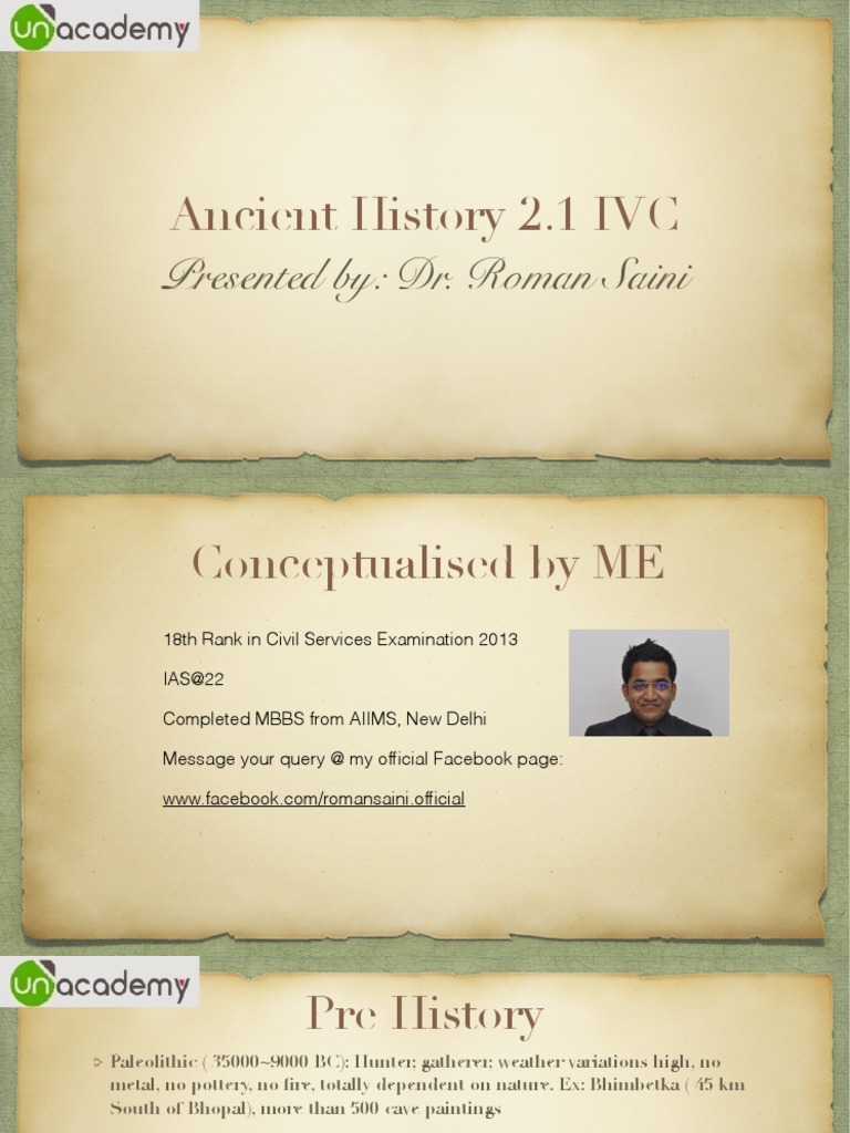 Ancient History 2.1 IVC | PDF | Archaeology | Agriculture