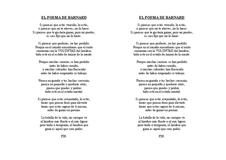 El Poema de Barnard | PDF