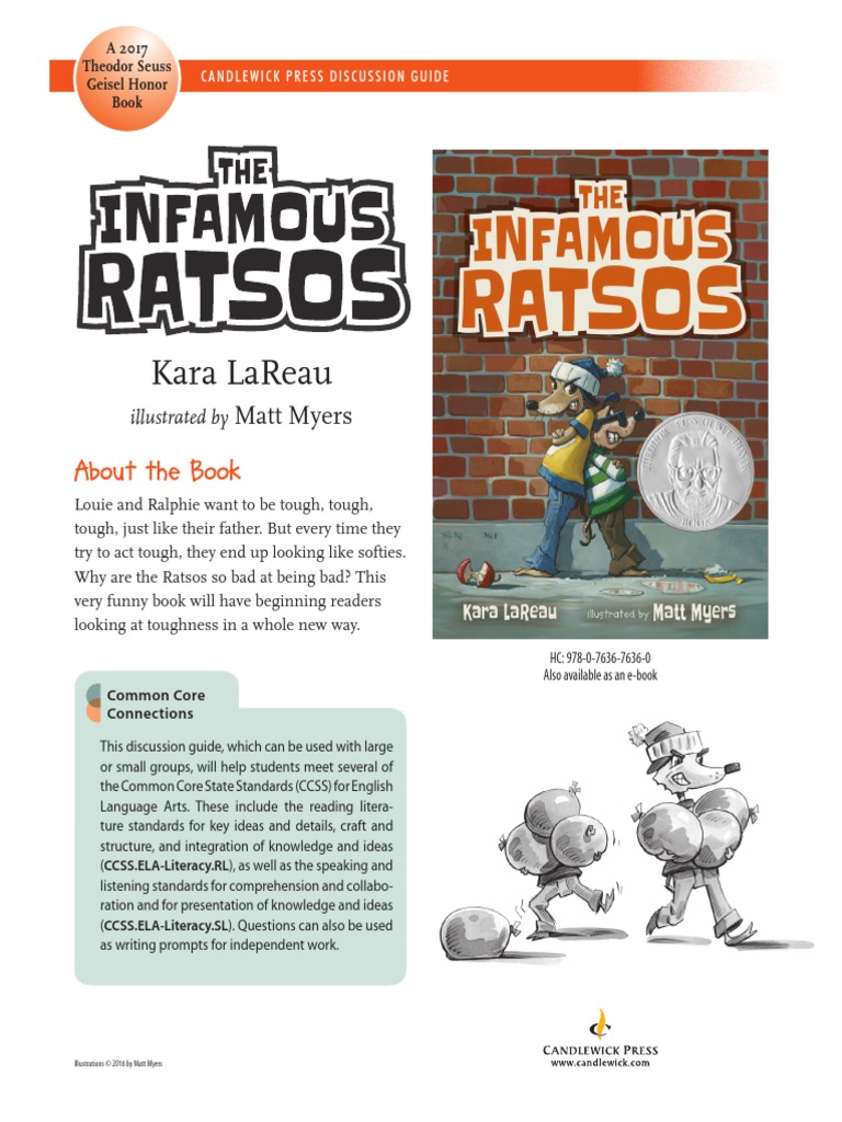 The Infamous Ratsos Discussion Guide | PDF
