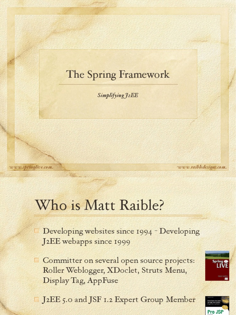 Spring Framework | PDF | Spring Framework | Enterprise Architecture Spring Framework | PDF | Spring Framework | Enterprise Architecture