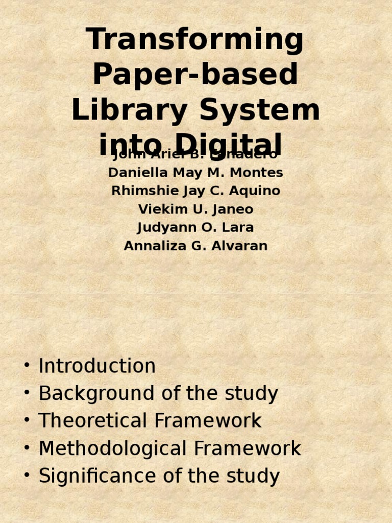 Digital Transformation of Library Systems | PDF | Computers