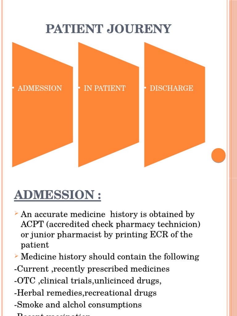 Patient Joureny | PDF | Pharmacy | Pharmaceutical Drug