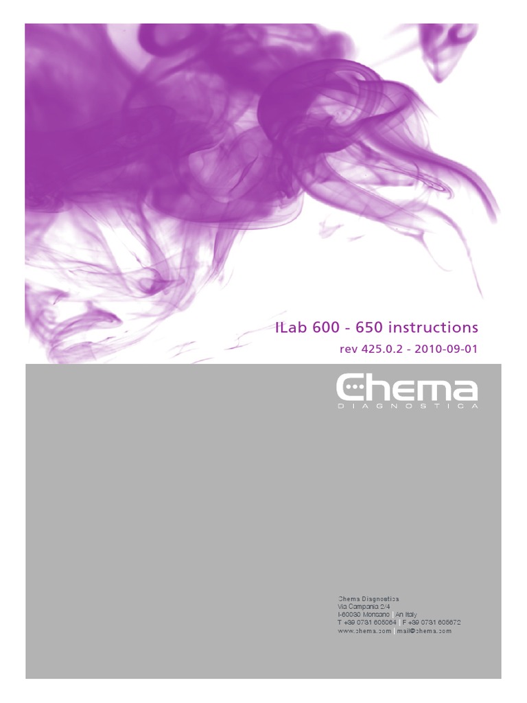 ILab 650 | PDF | Calibration | Copper