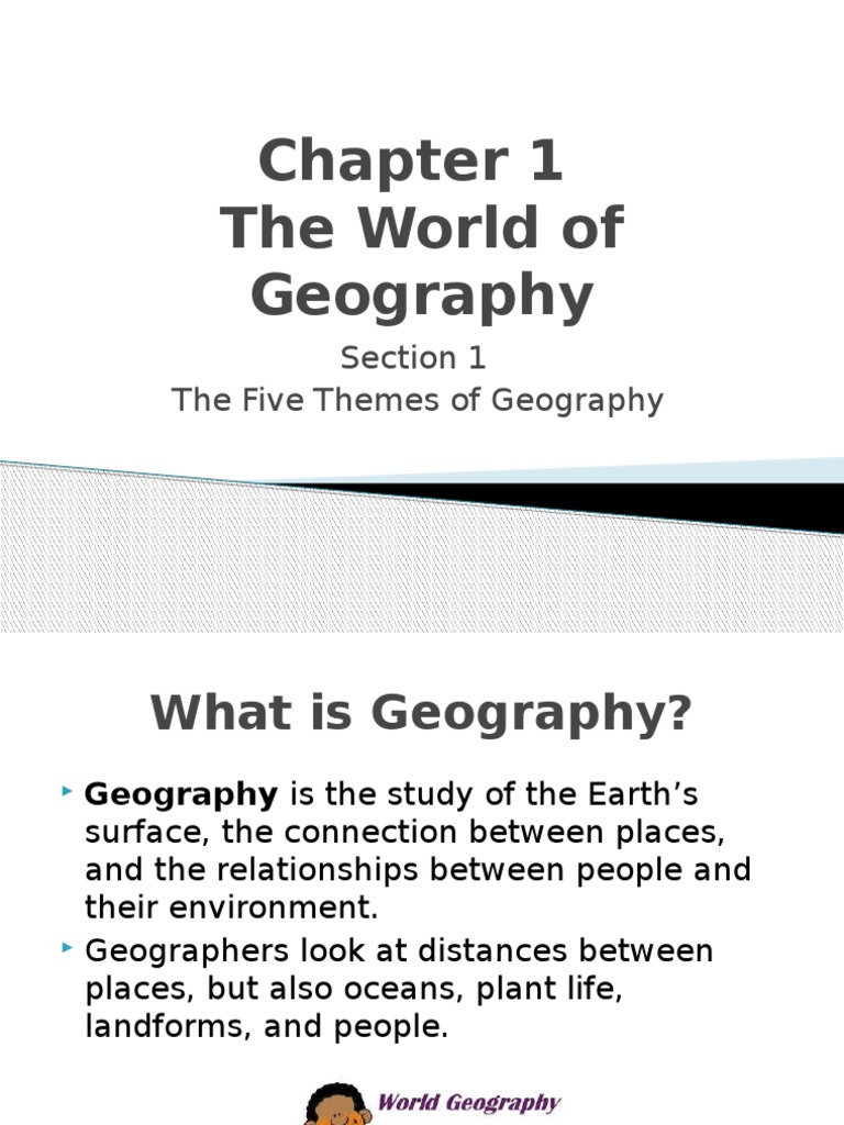 Chapter-1-The World of Geography | PDF | Map | Longitude