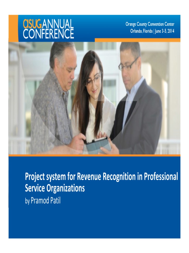2007 How To Use SAP Project System For Revenue Recognition in ...