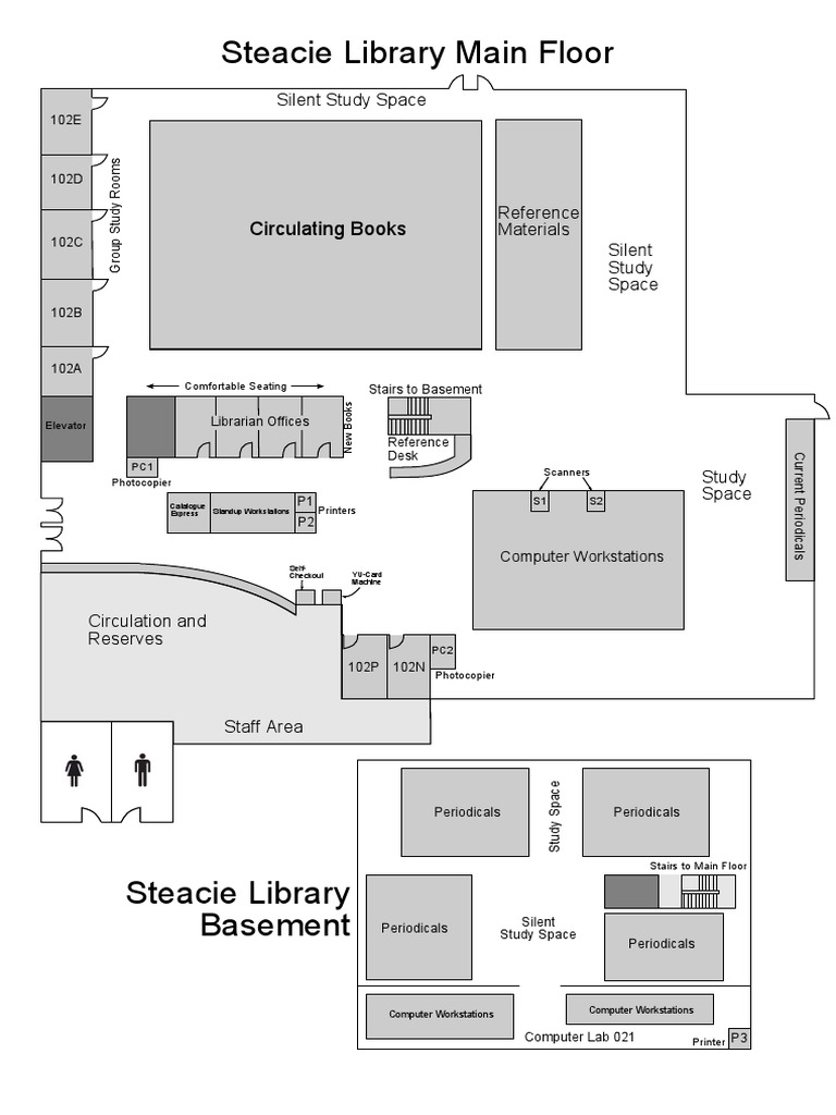 Steacie Library Main Floor: Circulating Books | PDF